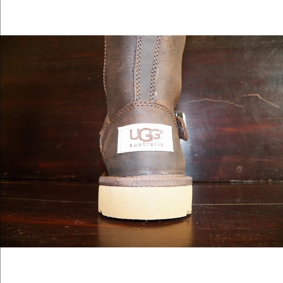 UGG | Shoes | New Ugg Kids Kensington Toast Leather Buckle Boots | Poshmark